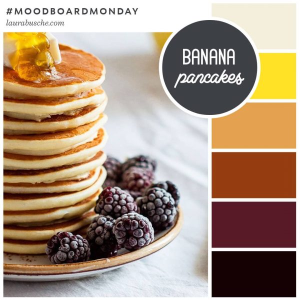 Brand Moodboard: Banana Pancakes | Laura Busche