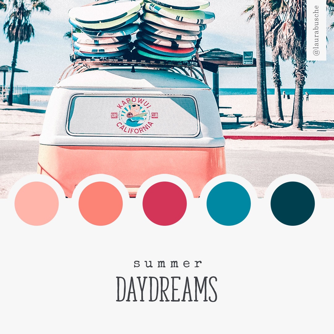 Brand Moodboard: Summer Daydreams - Laura Busche