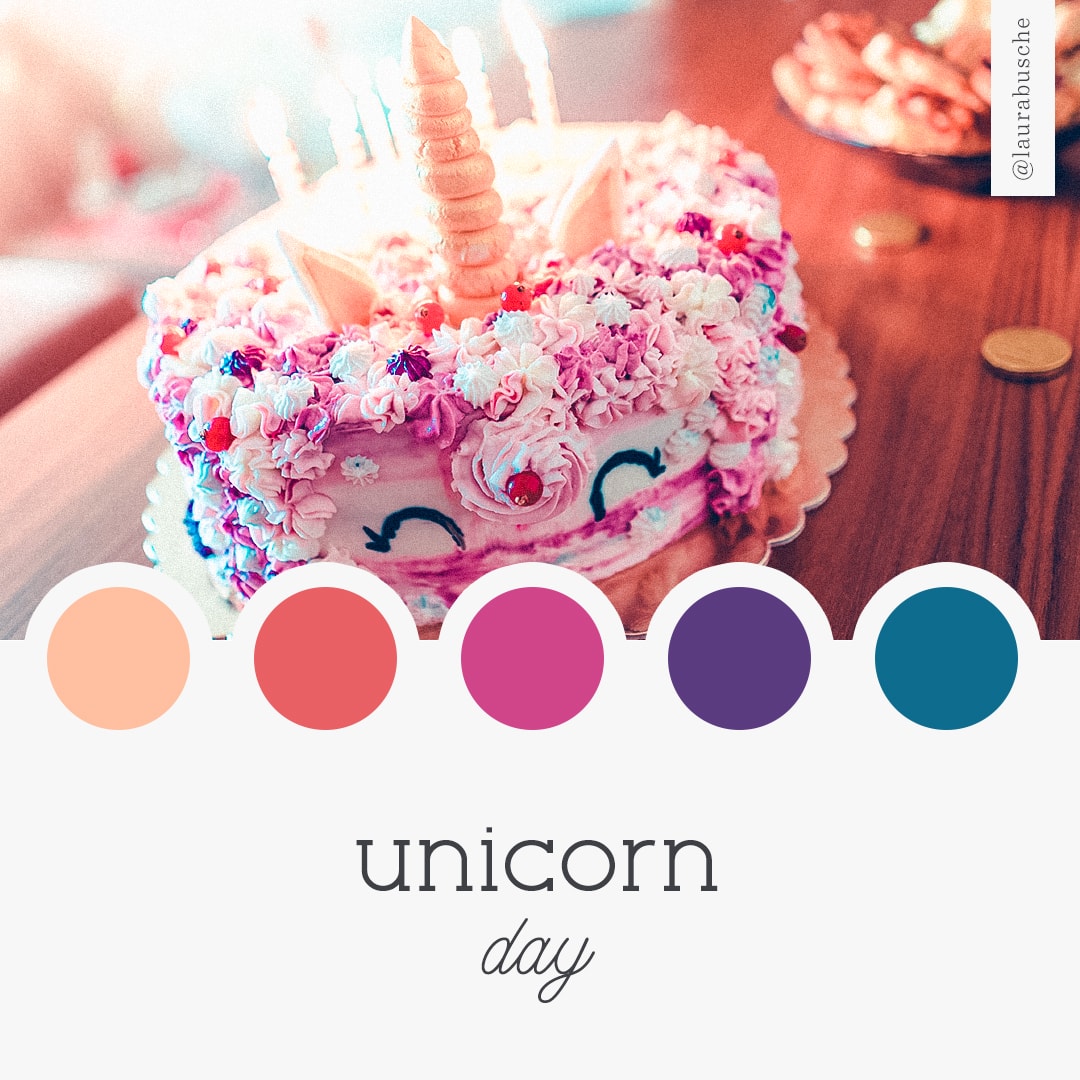 Brand Moodboard: Unicorn Day - Laura Busche