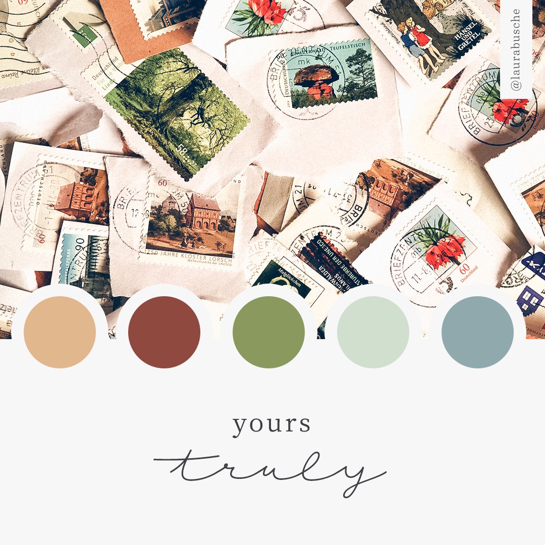 Brand Moodboard: Yours Truly | Laura Busche